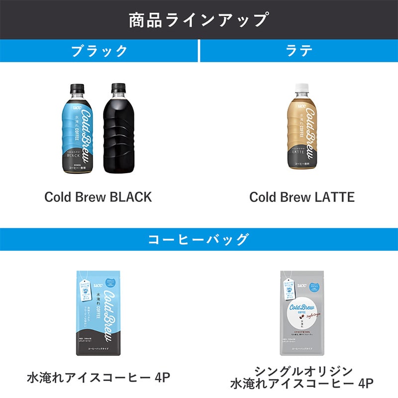 UCC Cold Brew BLACK PET500ml | UCC公式オンラインストア | コーヒー 通販