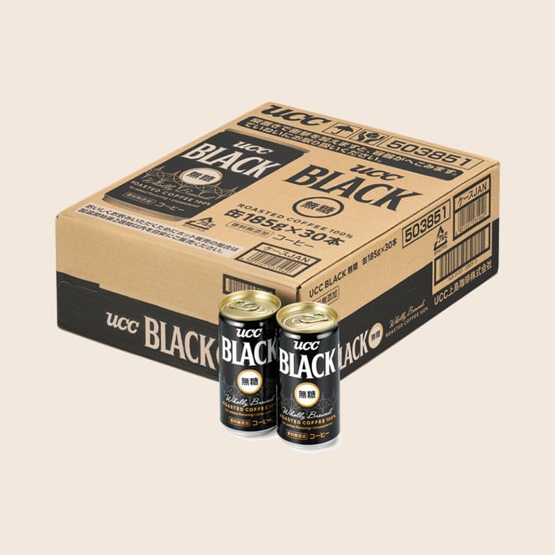 UCC ユーシーシー ブラック (UCC BLACK) 無糖 缶 185g×30本 | UCC公式オンラインストア